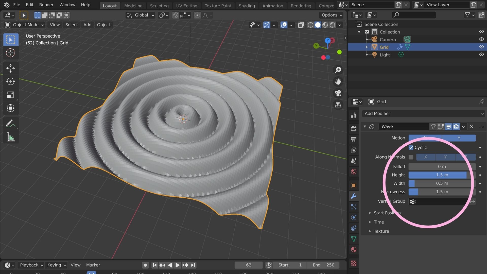 blender波のモディファイアの使い方 – ceriseworks.com