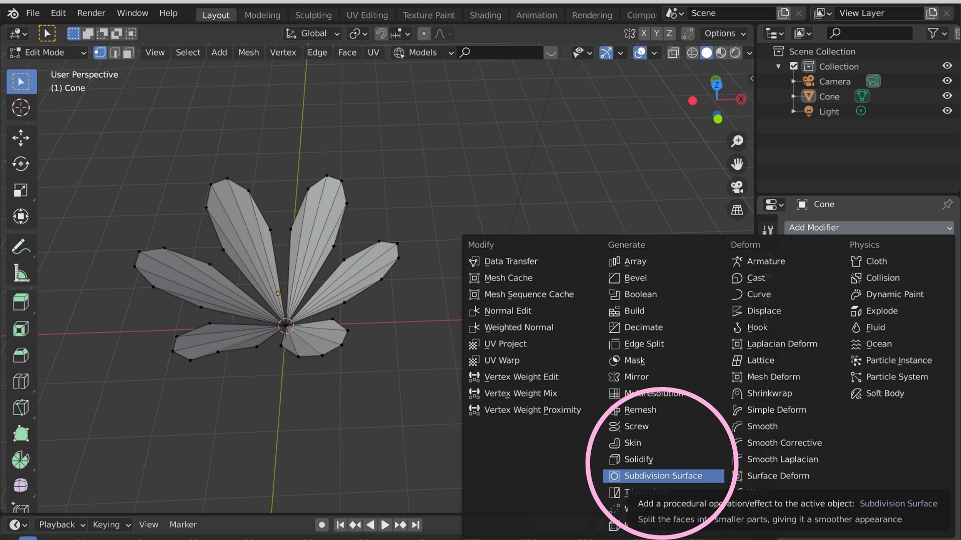 blender花の作り方【対称的な花のモデリング】 – ceriseworks.com