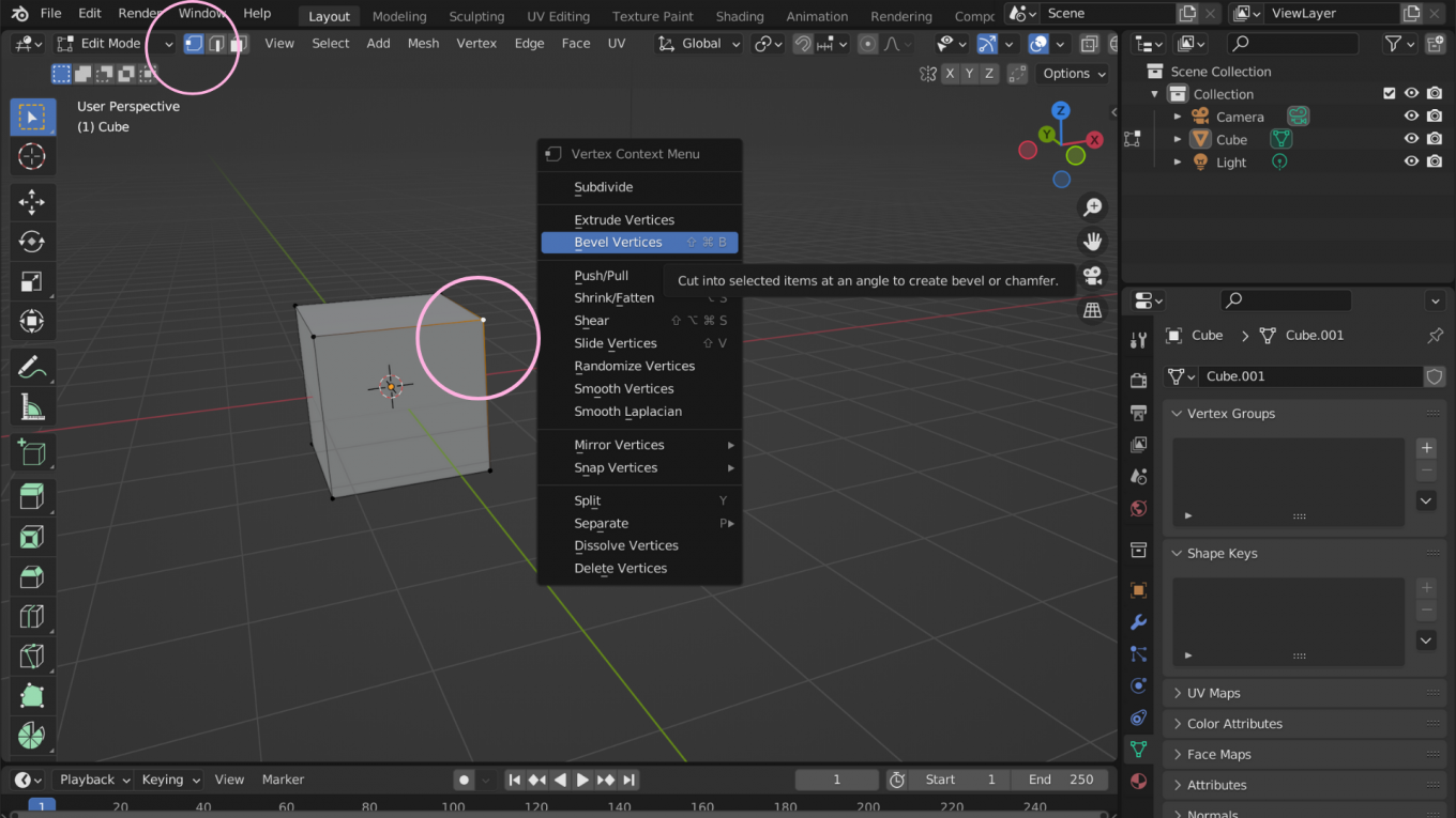 blenderベベルできない時の解決法 – ceriseworks.com