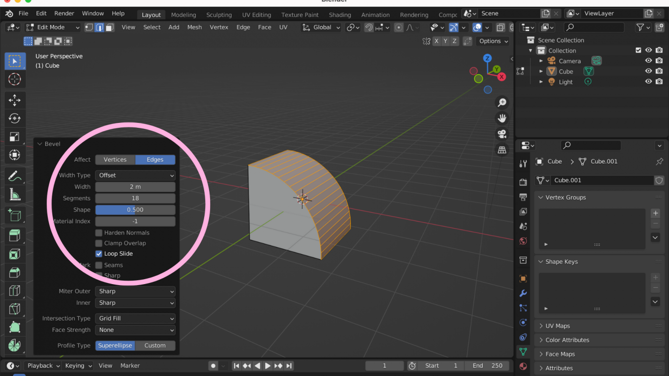 blenderベベルできない時の解決法 – ceriseworks.com