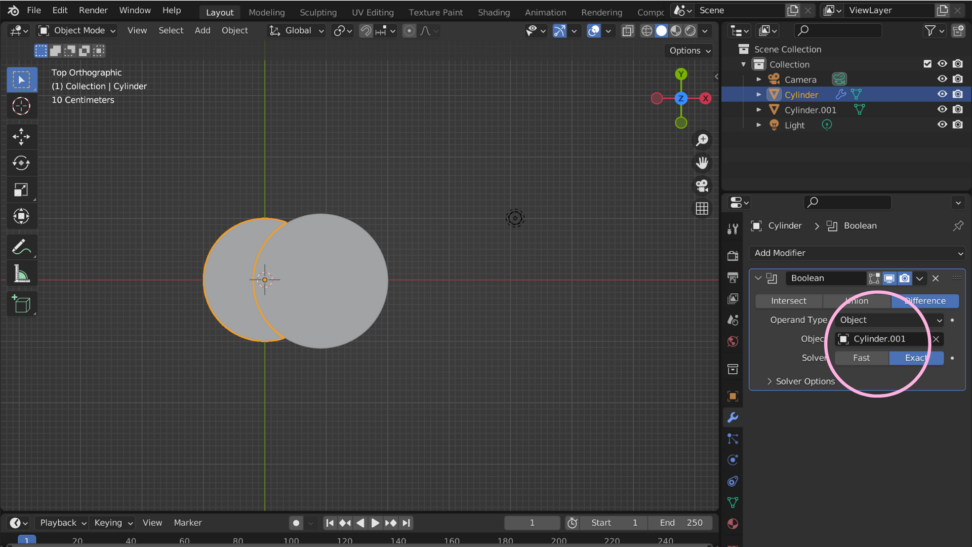 blenderで三日月を作る方法【ブーリアンの応用】 – ceriseworks.com