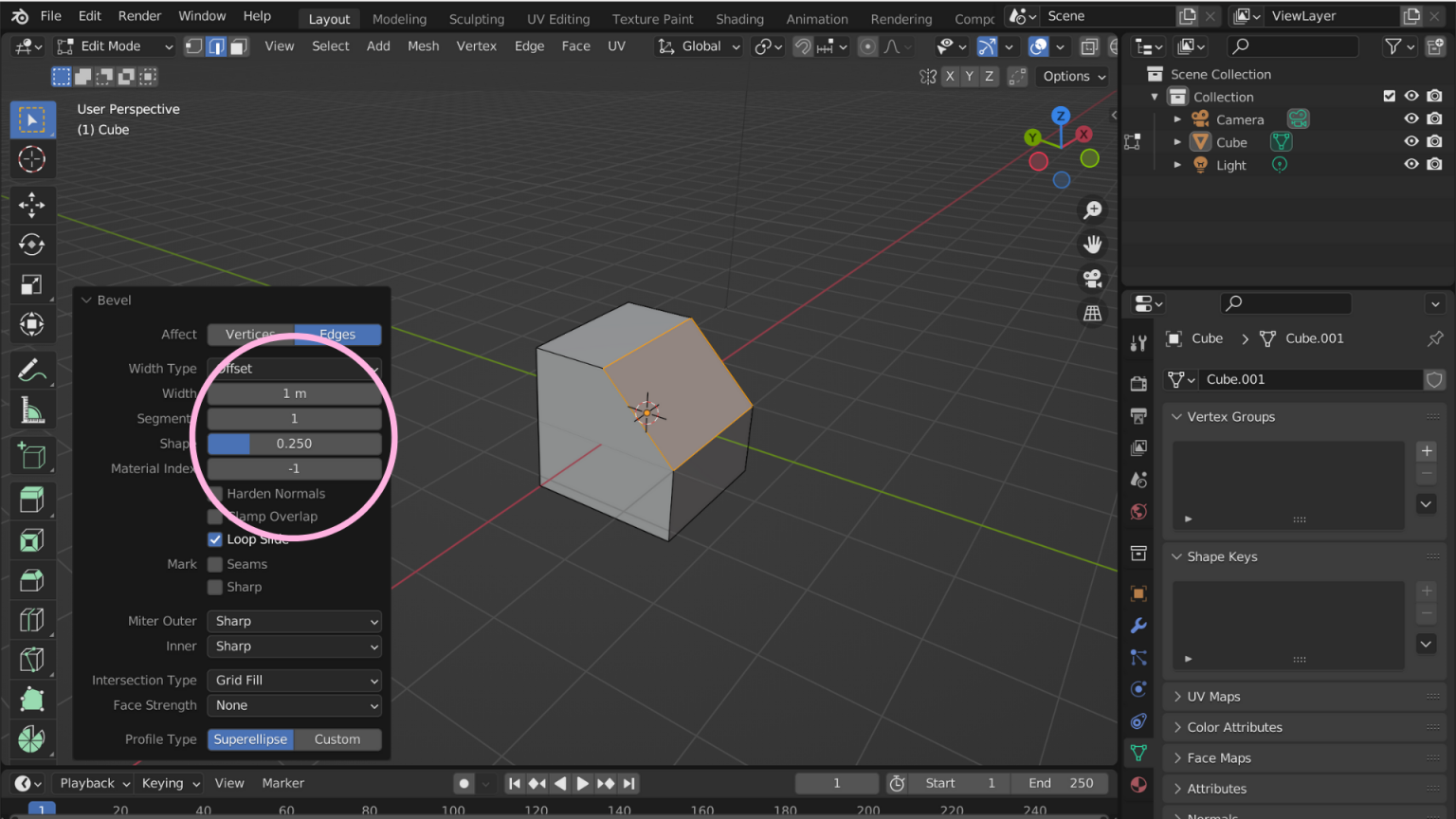 blenderベベルできない時の解決法 – ceriseworks.com
